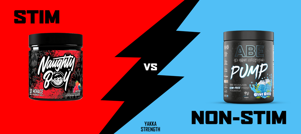 STIM V NON-STIM PRE WORKOUT – YAKKA STRENGTH