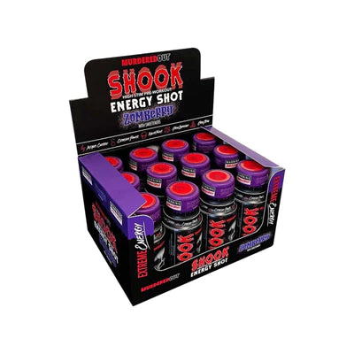 MURDERED OUT SHOOK ENERGY SHOT 12X60ML – YAKKA STRENGTH